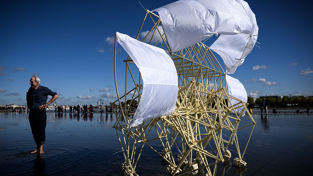 Theo Jansen, "le sculpteur de vent" expose ses créatures à Bordeaux en ...