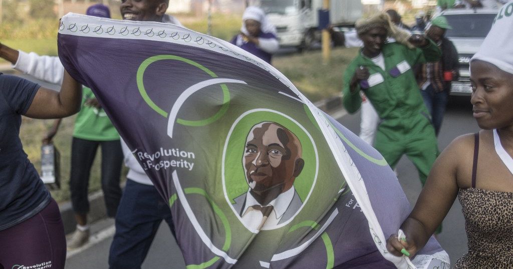 Supporters of Lesotho's RFP party celebrate early electoral lead ...