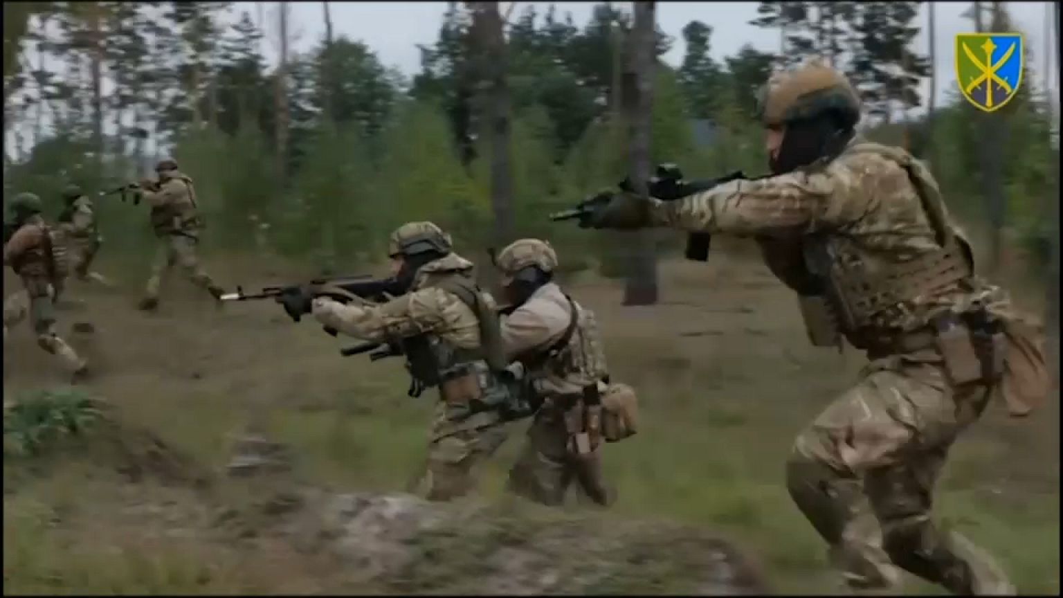 Ukraine soldiers conduct training near border with Belarus | Euronews