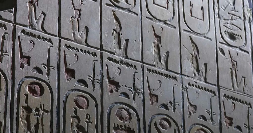 Hieroglyphs and ancient Egypt are at the centre of a new exhibition at ...