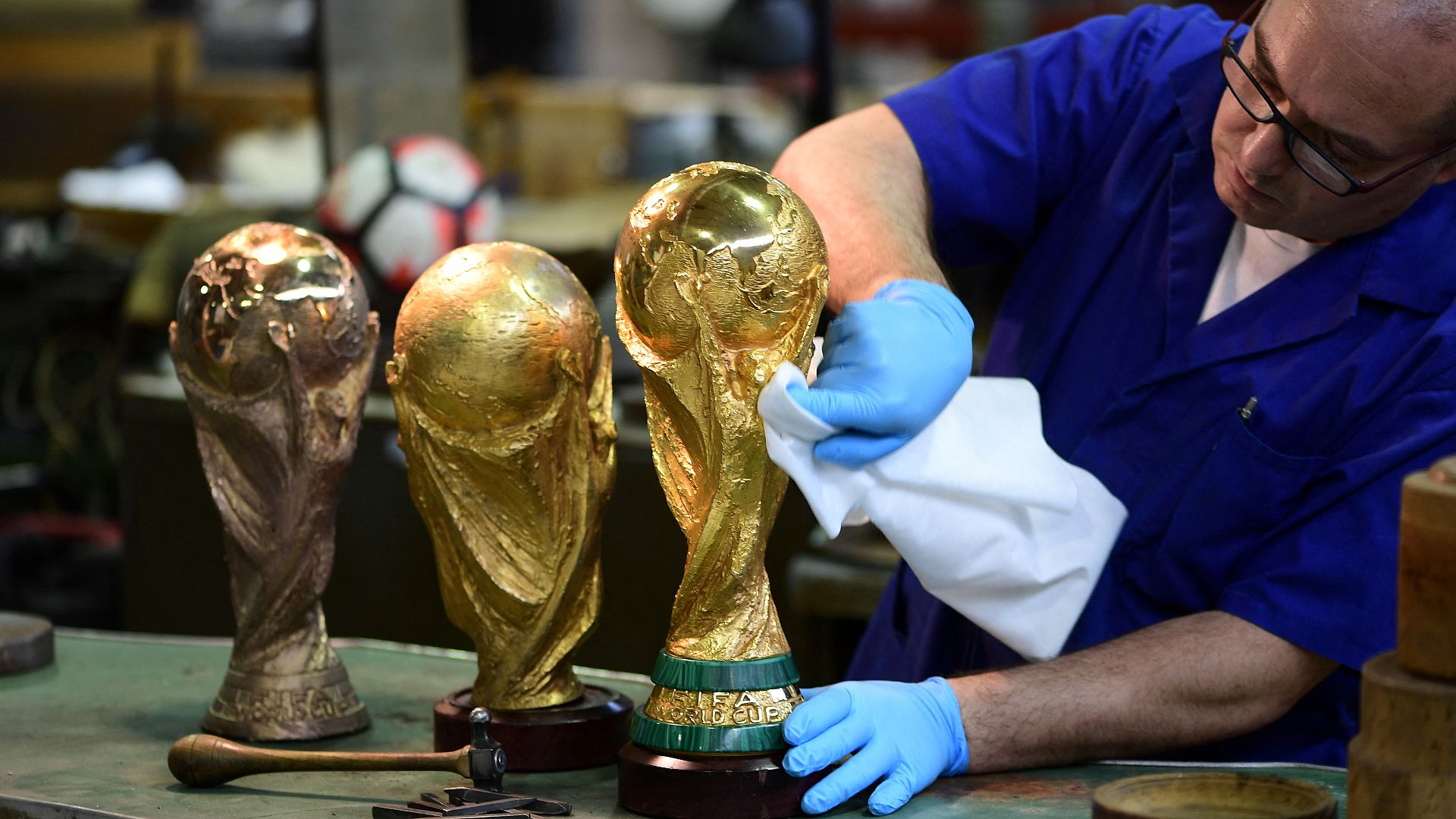 Video. Inside look at World Cup trophy factory in Italy | Euronews