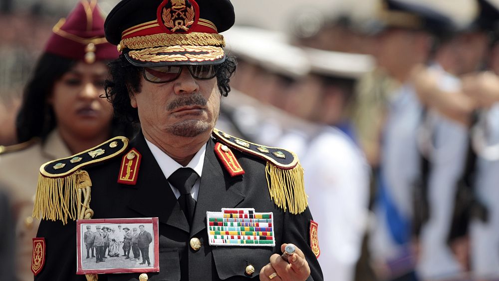 Artwork inspired by Muammar Gaddafi's visit to Rome wins prestigious ...