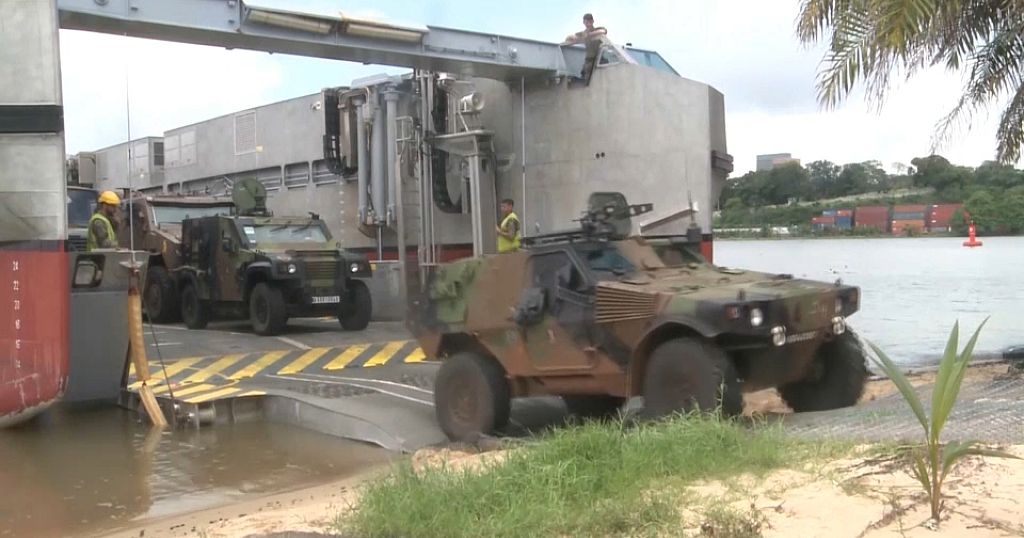 Ivory Coast welcomes French warship with troops for training | Africanews