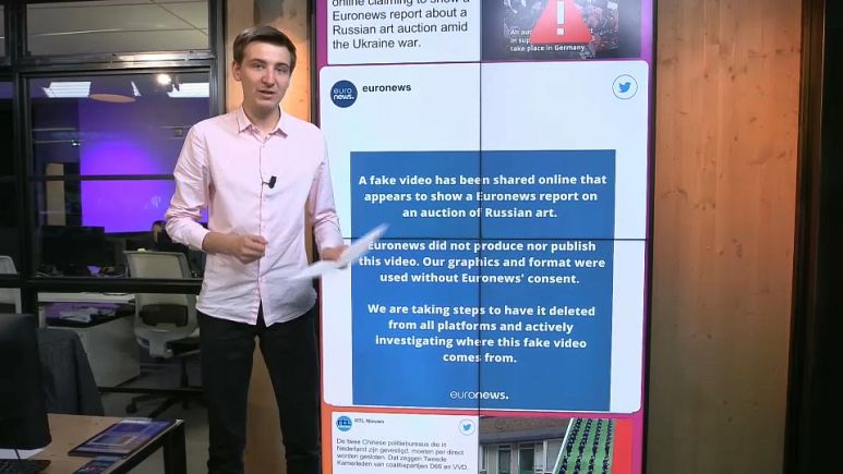 Les médias européens cibles de la propagande russe : une fausse vidéo d ...