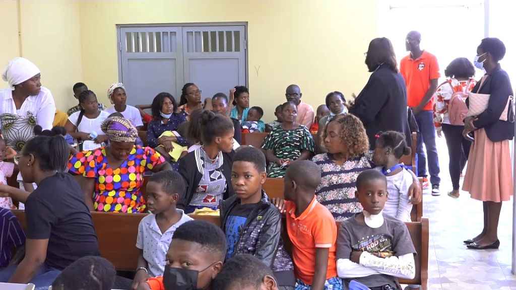 The Angolan children benefitting from NGO group Friedensdorf ...