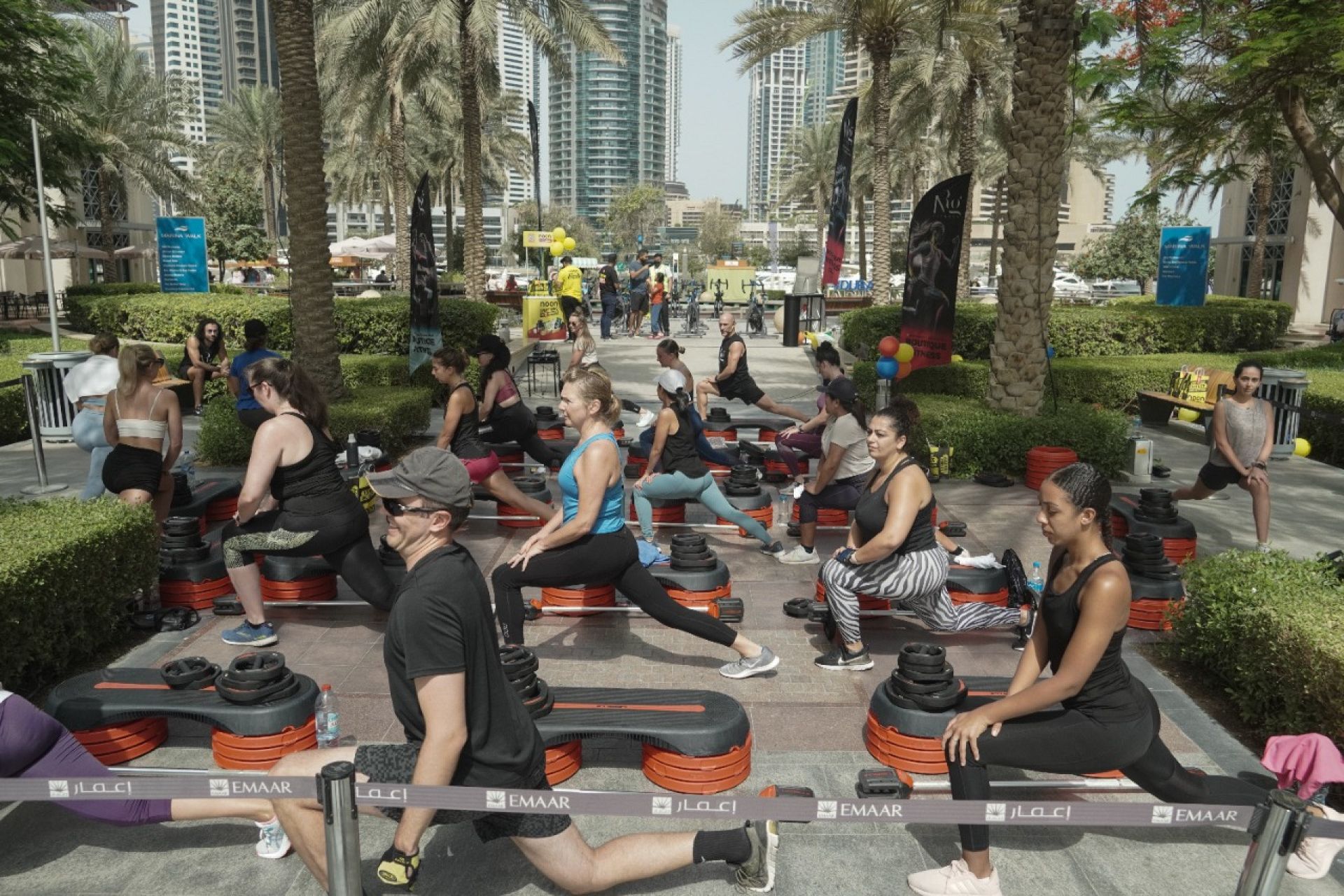 For 30 days a year Dubai transforms into a city-wide gym | Euronews