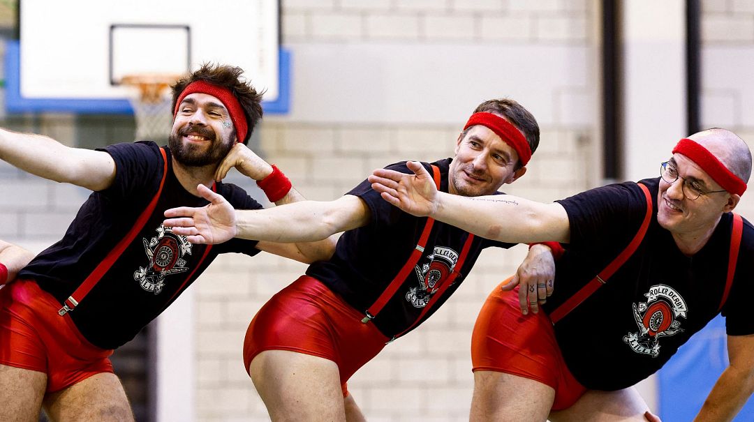 When men pick up the pom-poms: All-male cheerleading team hope to ...
