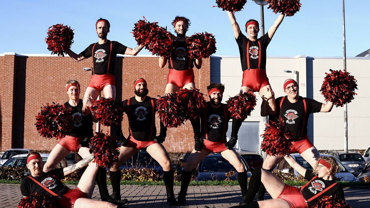 When men pick up the pom-poms: All-male cheerleading team hope to challenge gender norms | Euronews