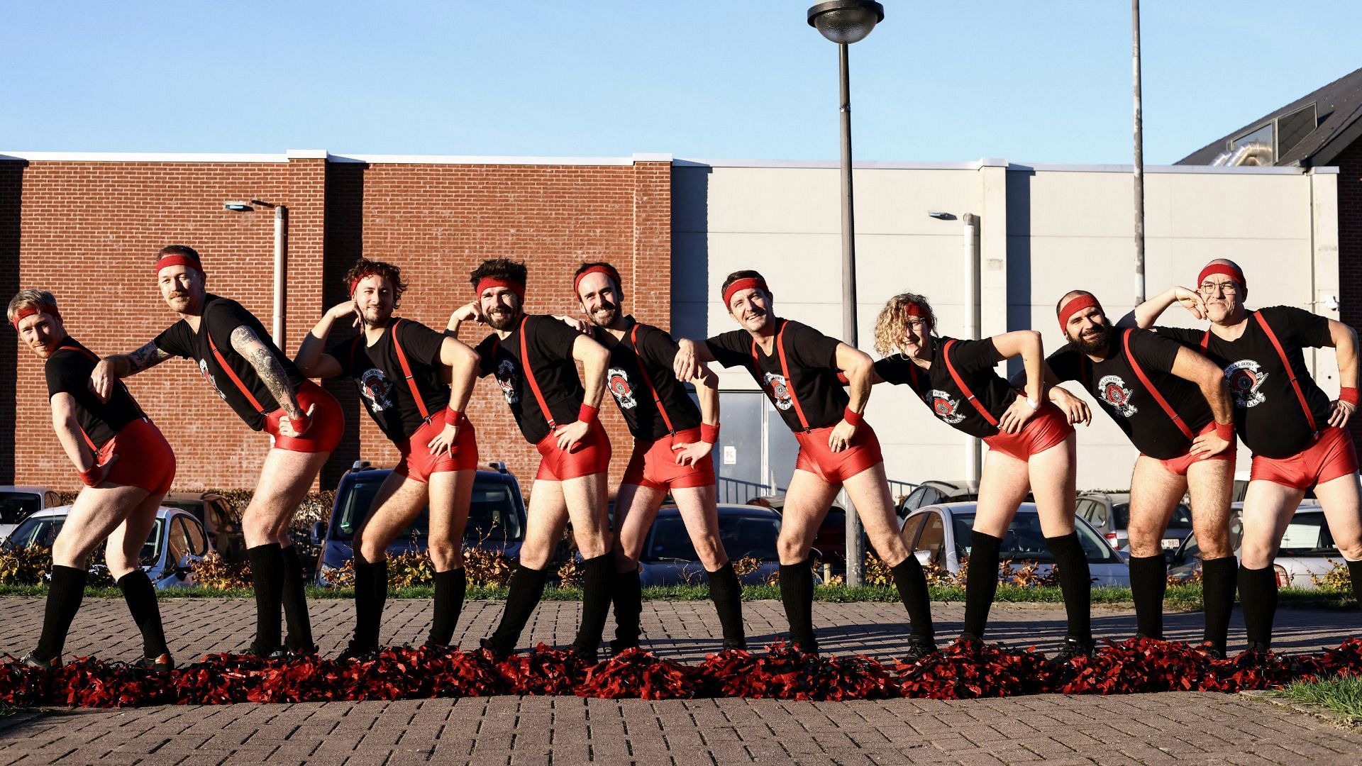 Video. Pom-pom boys: Male cheerleading team hoping to challenge gender ...