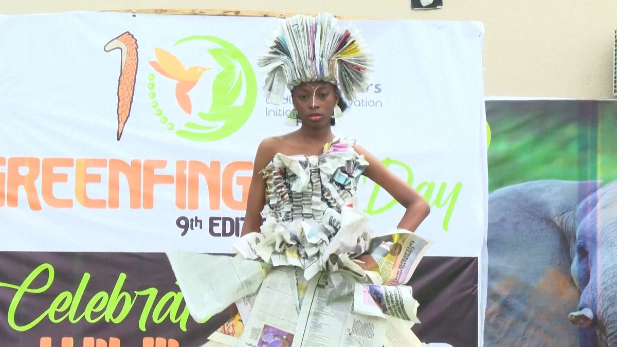 Fashion from trash... Welcome to Nigeria's 'Trashion' Show | Euronews