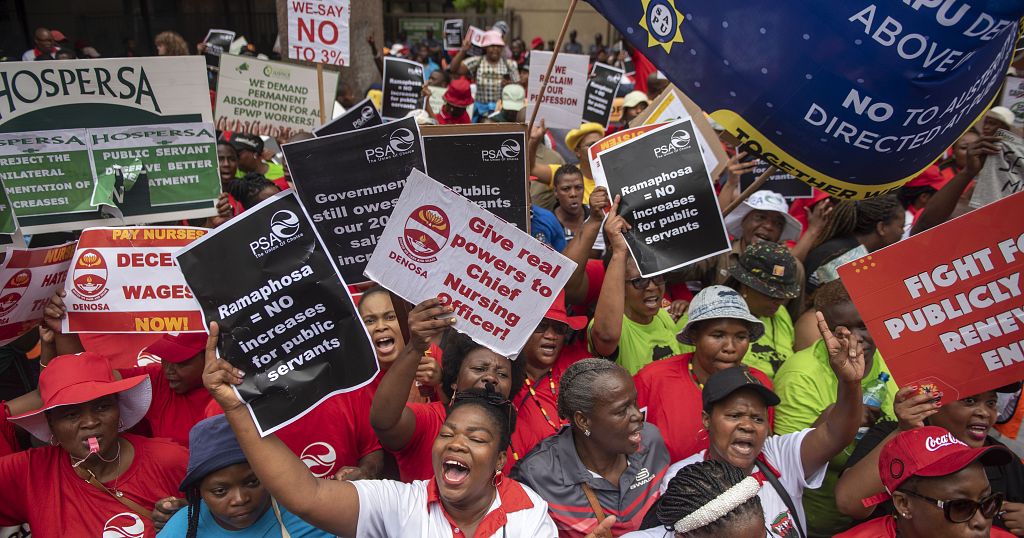 South Africa's government workers march across major cities for higher ...
