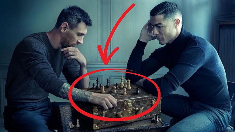 The incredible hidden details you missed in Ronaldo and Messi's viral chess photo | Euronews