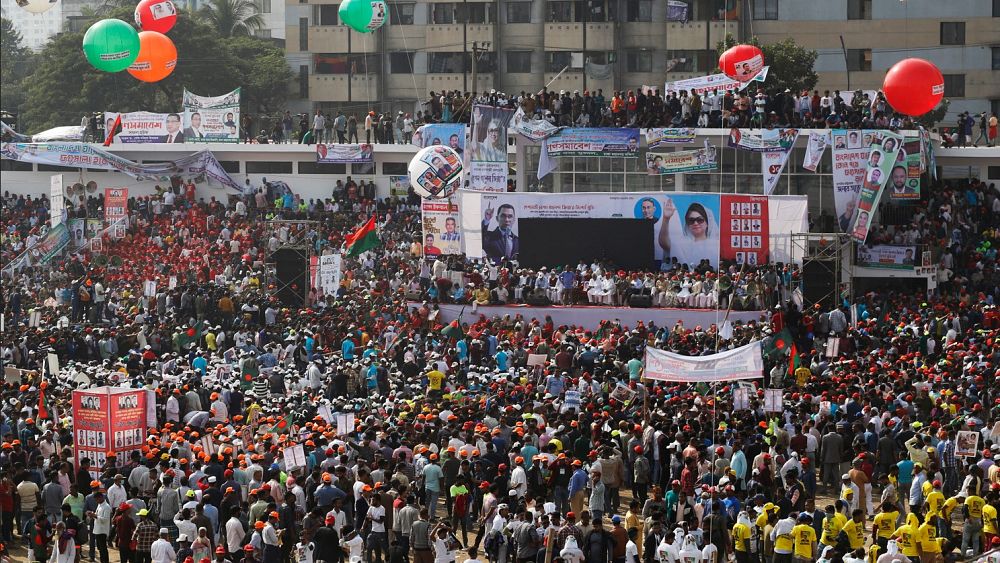 VIDEO : Watch: Bangladesh opposition mounts huge protest in capital ...