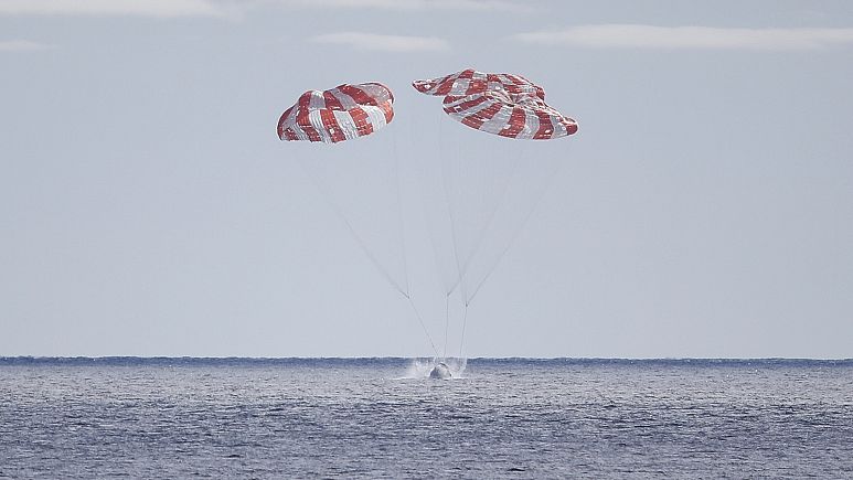 'Orion back on Earth': NASA's lunar capsule splashes down after its ...