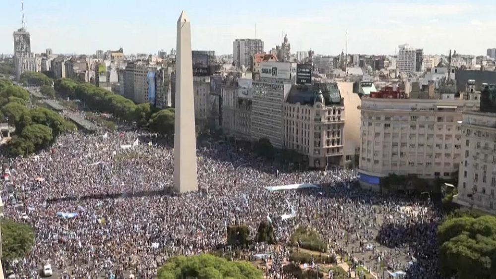 Explosión de alegría en Argentina | Euronews