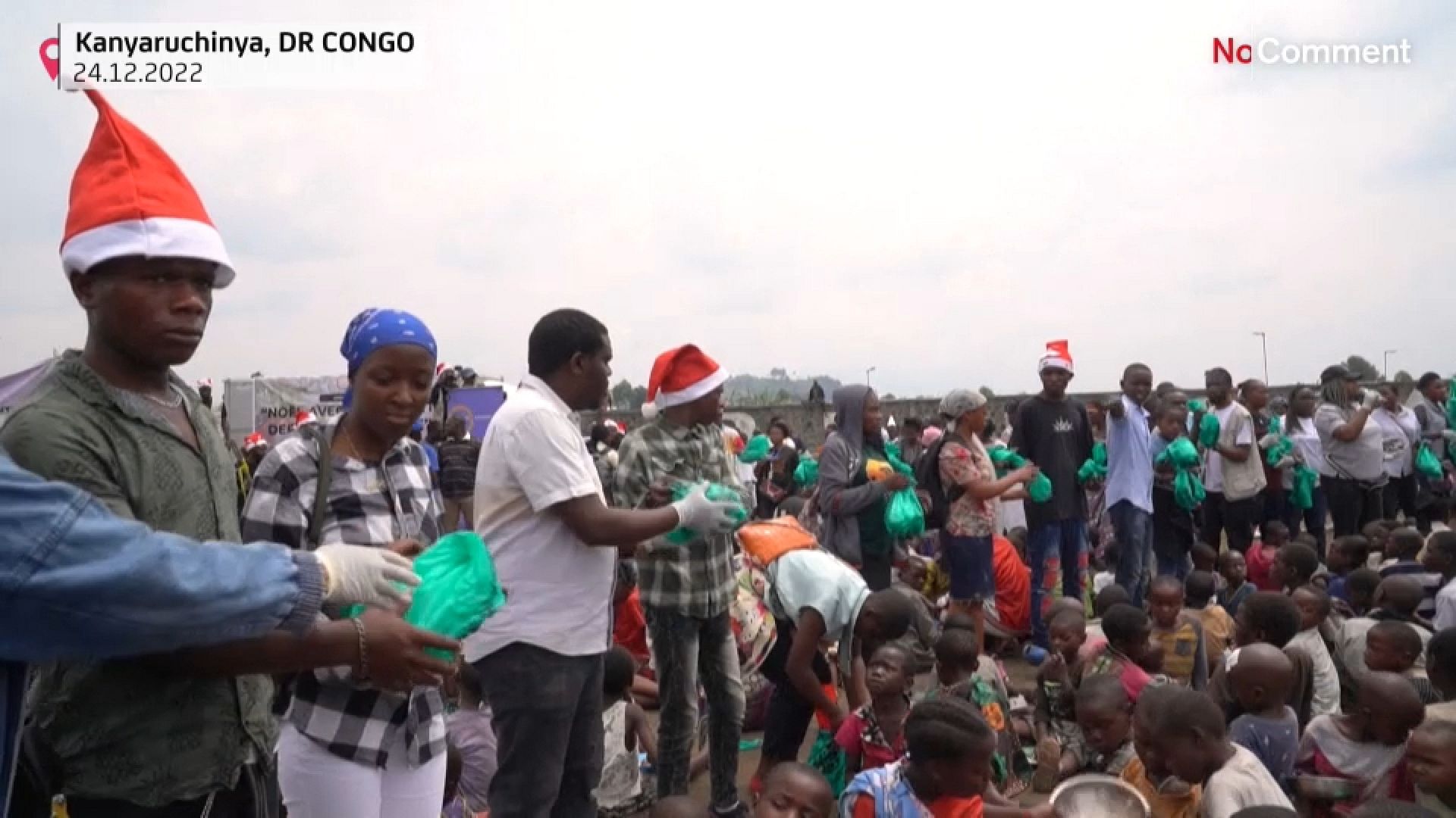 Video. Watch: Charity hosts Christmas event in Congo for displaced ...