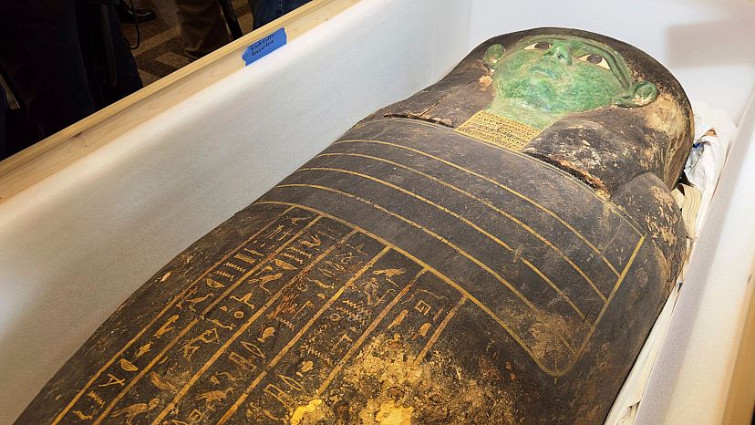 US authorities return stolen ancient sarcophagus to Egypt | Euronews