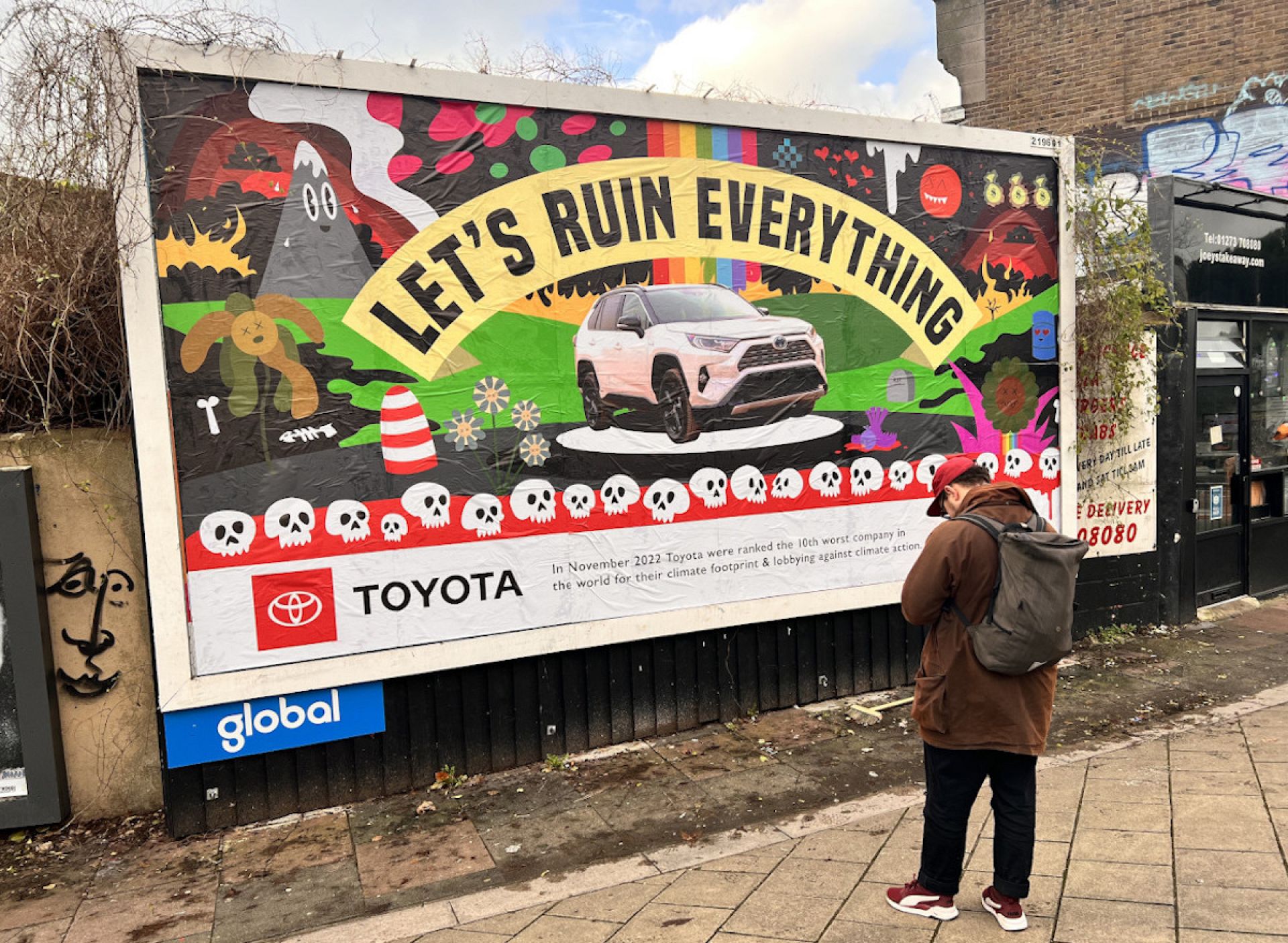 Toyota and BMW: Activists hijack billboards to highlight ‘misleading ...
