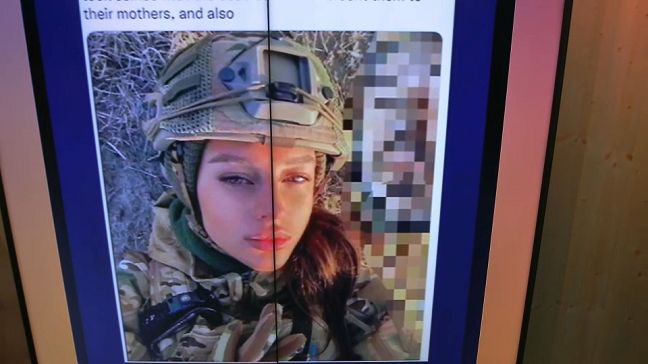 Fact check: A Ukrainian soldier did not pose next to a Russian fighter ...
