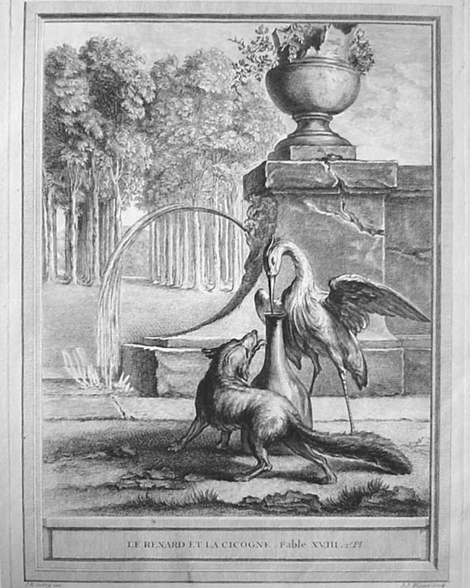 Rare illustrations from French classic 'Les Fables de La Fontaines ...