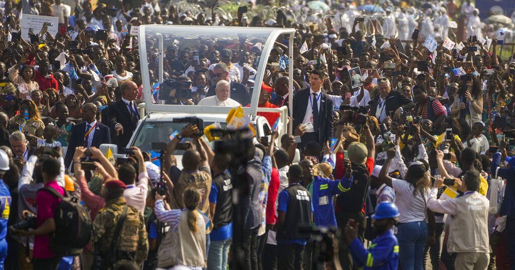 RDC : devant un million de fidèles, le Pape François prêche la paix ...