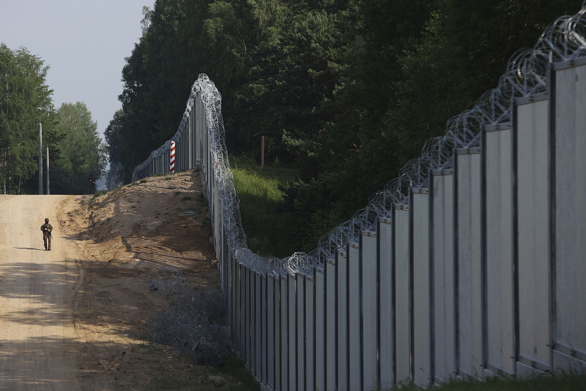 Influx in migrant crossings at Poland-Belarus border raises concerns in ...