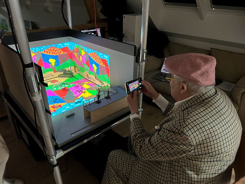 Immersive David Hockney exhibition offers an intimate look at artist's ...
