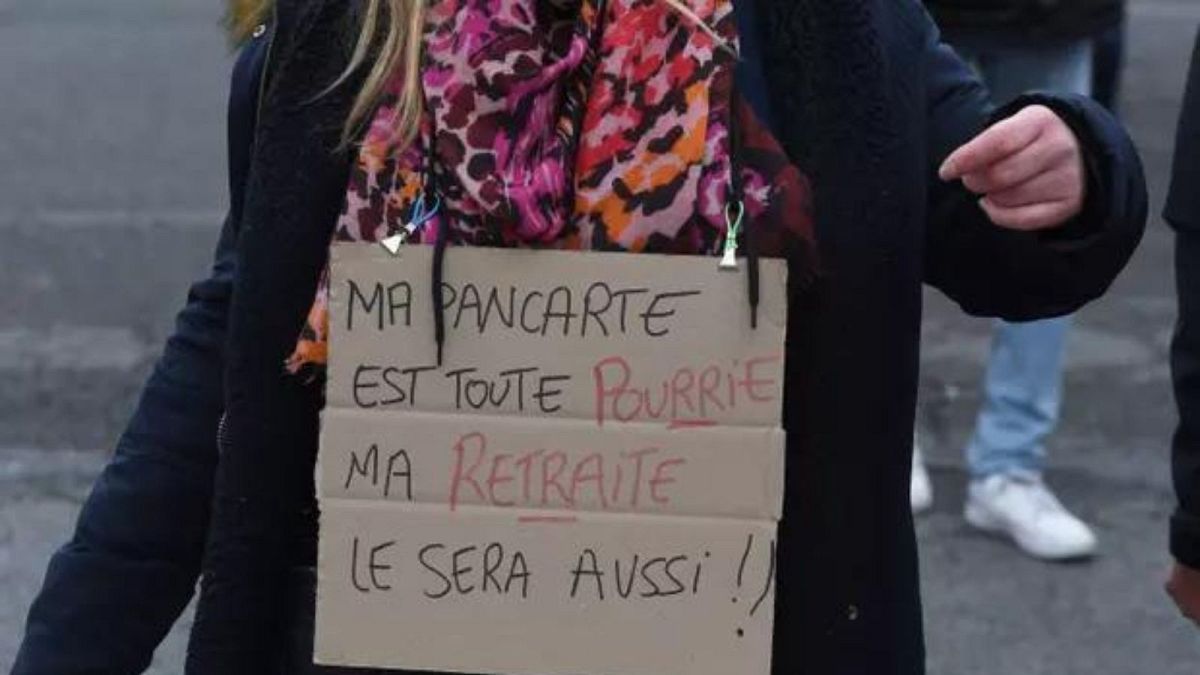 Fourteenth day of French pension reform strikes: The best placards from ...