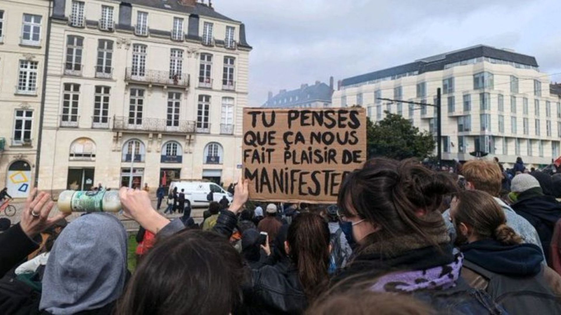 Fourteenth day of French pension reform strikes: The best placards from ...