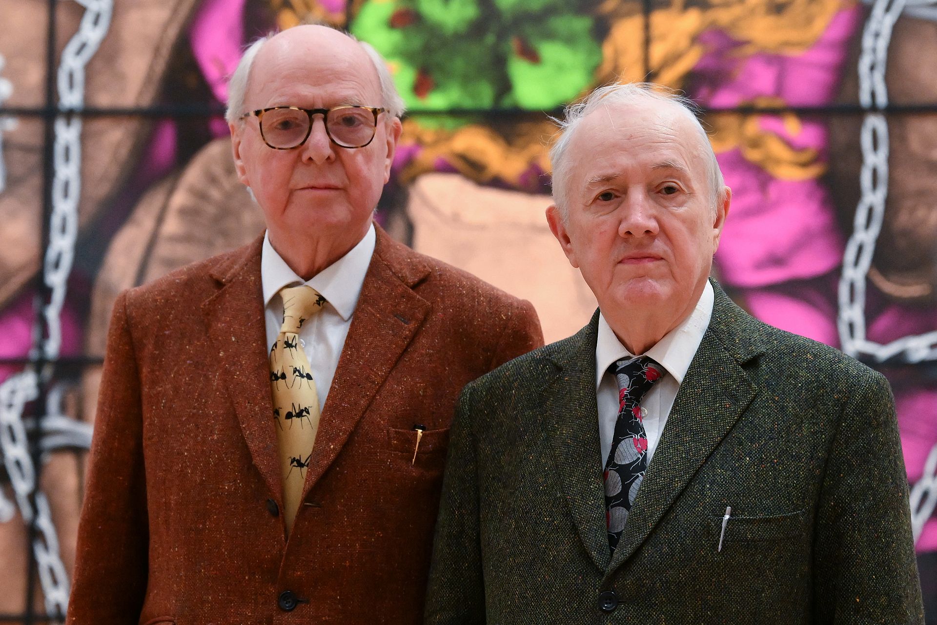 'Art for all': Eccentric art duo Gilbert & George launch new exhibition ...