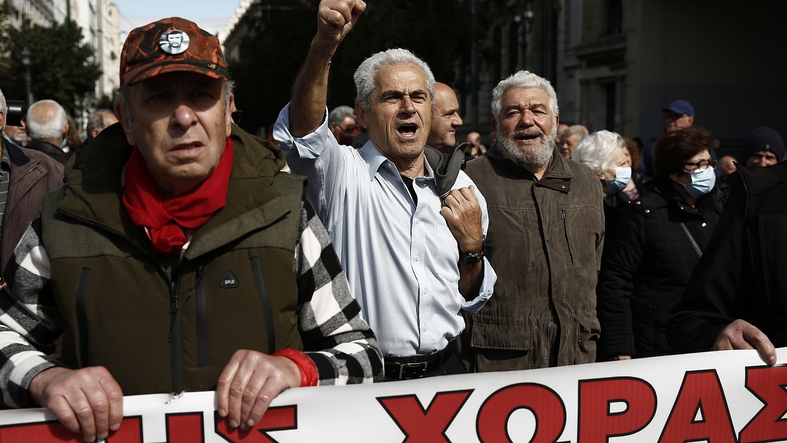 Αθήνα: Διαδήλωση συνταξιούχων - Zητούν αυξήσεις στο ύψος του ...