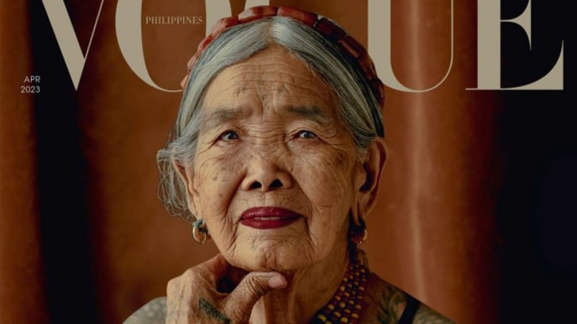 A 106-year-old Indigenous Filipino tattoo artist becomes Vogue's oldest ...