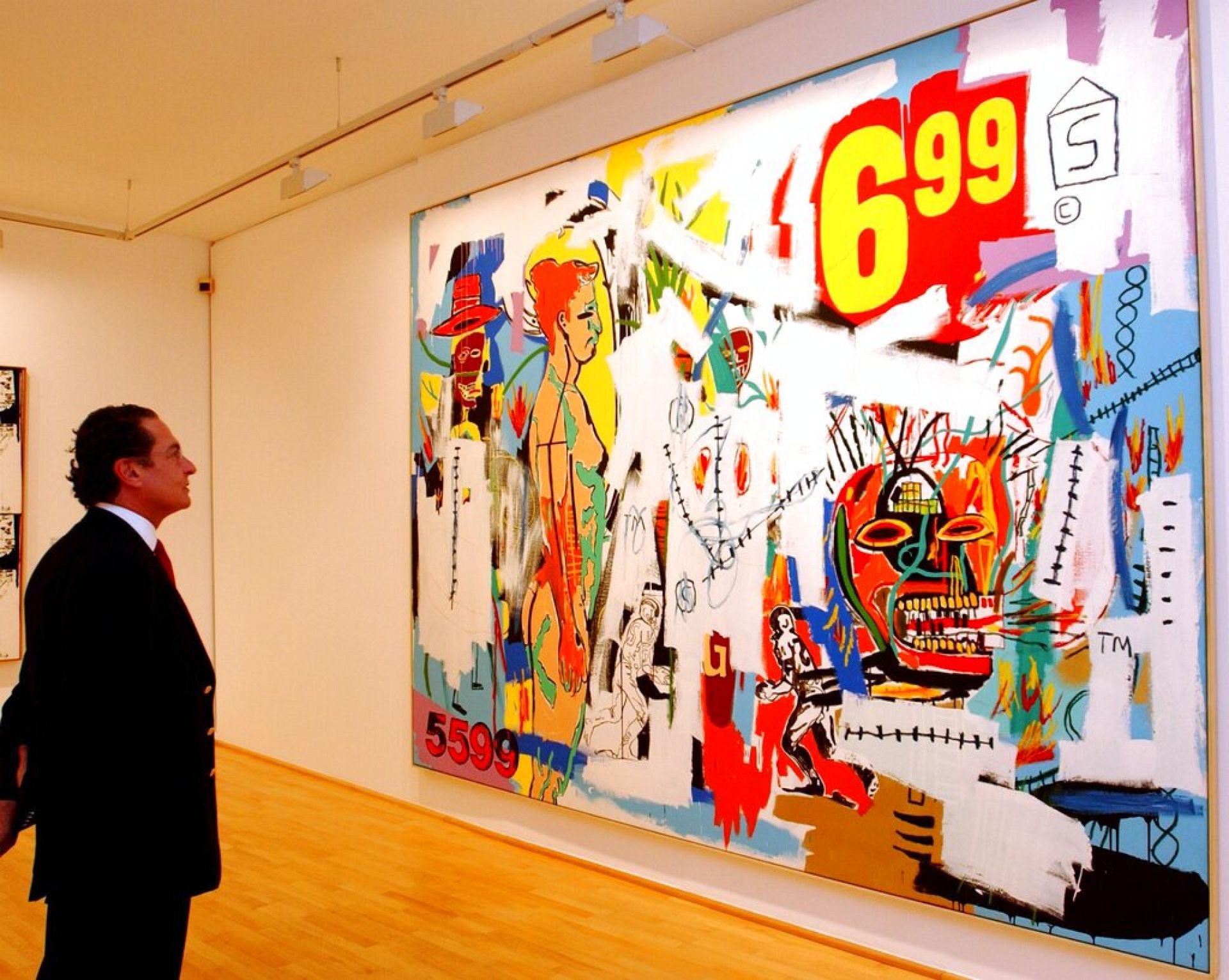 Wahrol-Basquiat, una obra única pintada a dúo y al mismo tiempo sobre ...