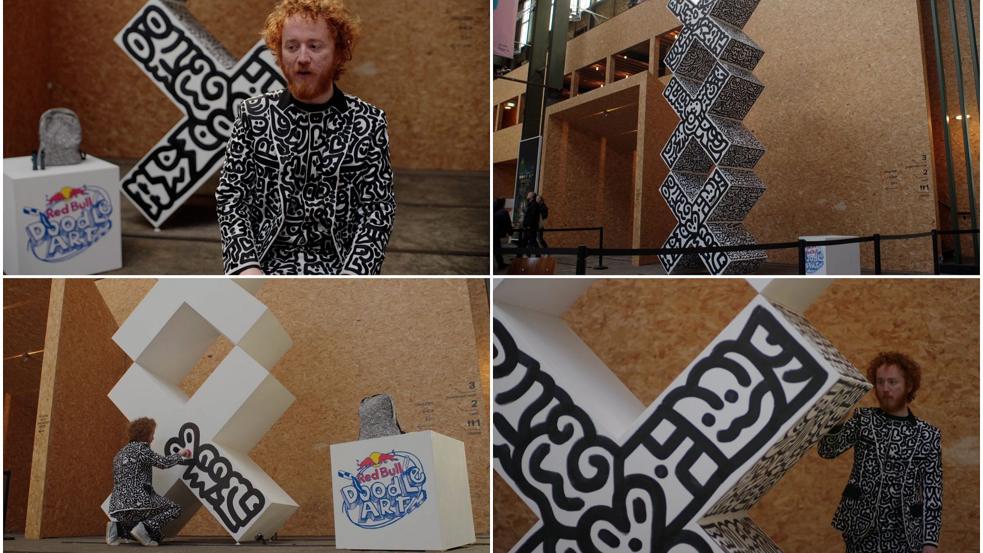 Video. Amsterdam’s Iconic 3X Symbol Transformed by Mr Doodle | Euronews