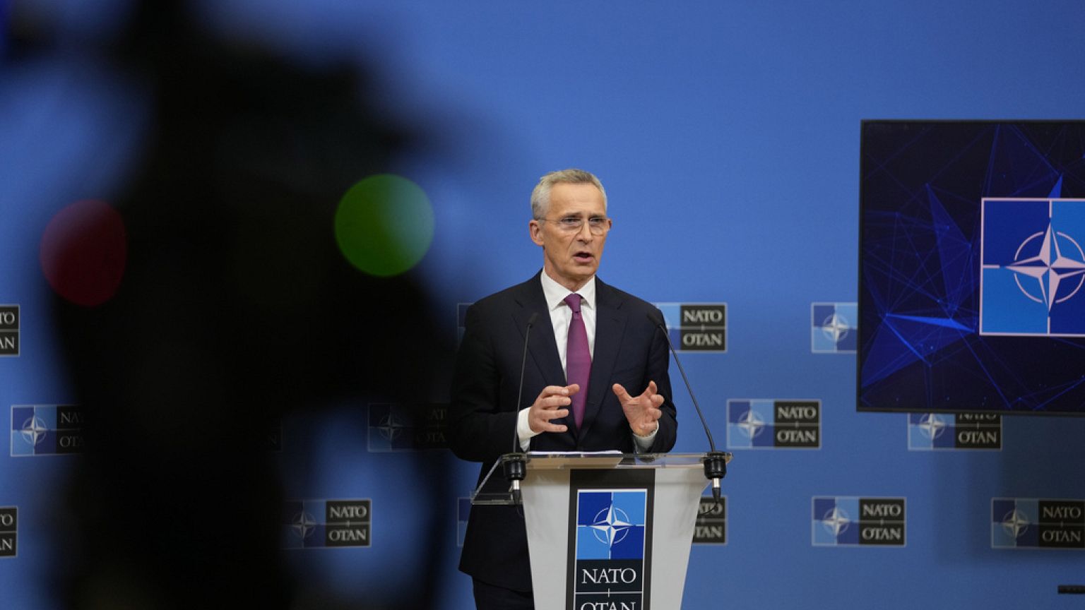 NATO chief visits war-torn Kyiv for first time since invasion | Euronews