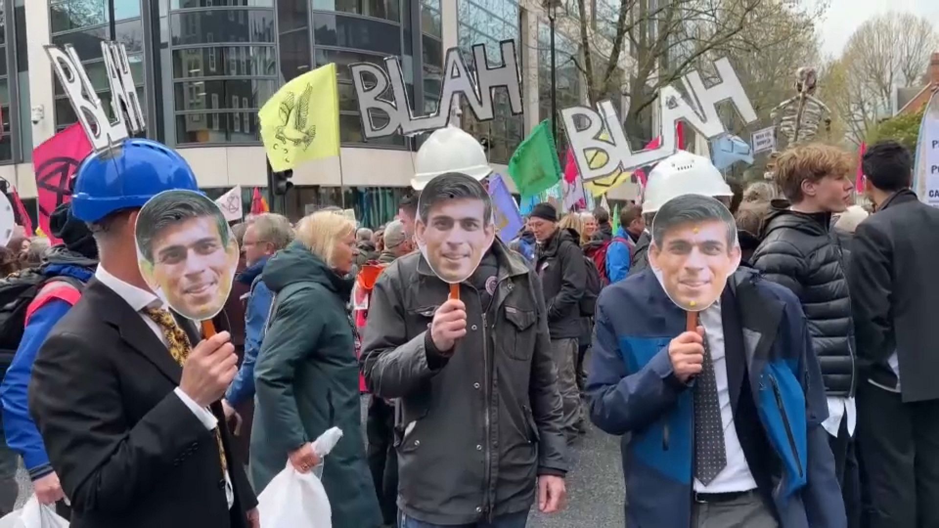 Video. The Big One four-day climate change protest is taking place in ...