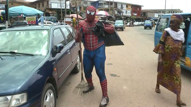 This Nigerian environmentalist is channelling Spider-Man to wage war on ...