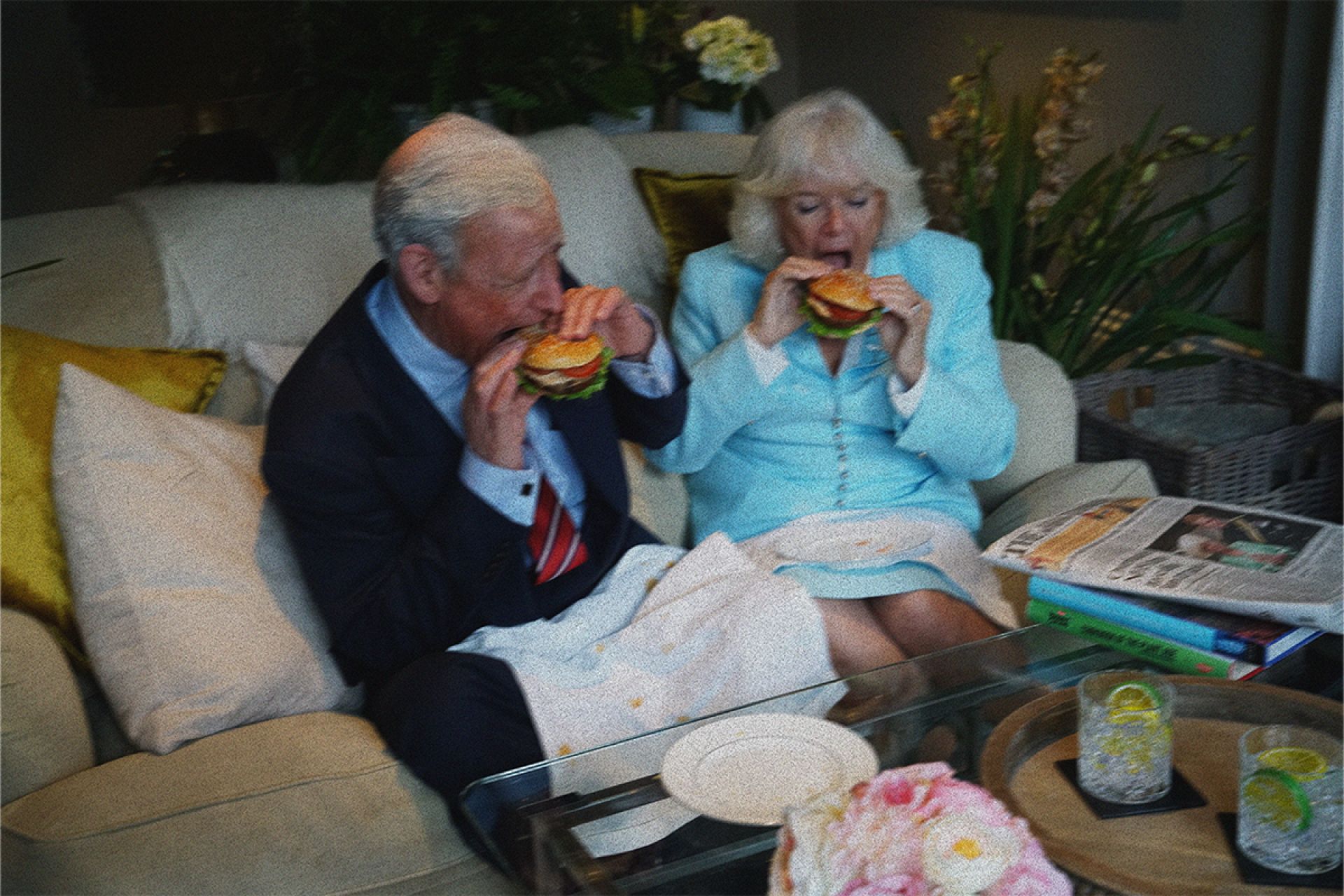 Royal high jinks: Charles and Camilla lookalikes take to the streets | Euronews