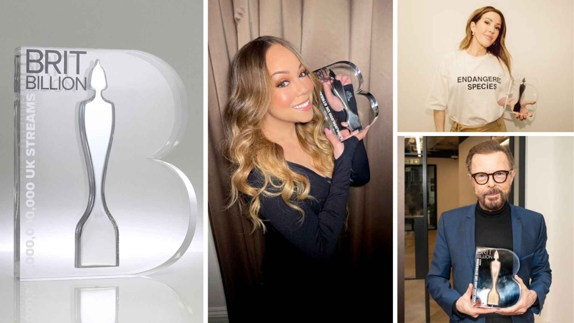 New BRIT Billion Award recipients include Mariah Carey, RAYE and Lewis ...