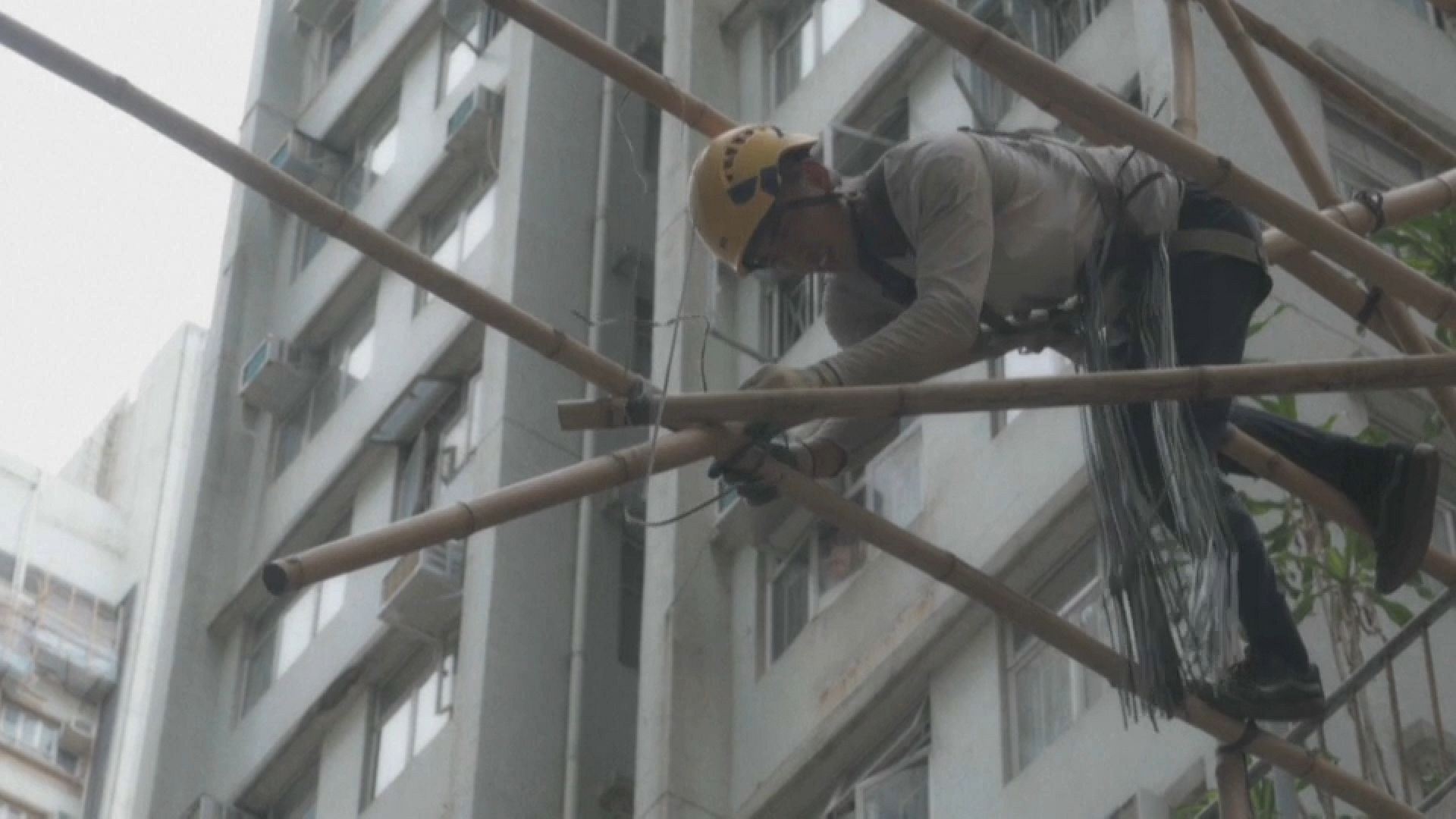 Video. WATCH: Hong Kong's bamboo scaffolders preserve ancient technique | Euronews