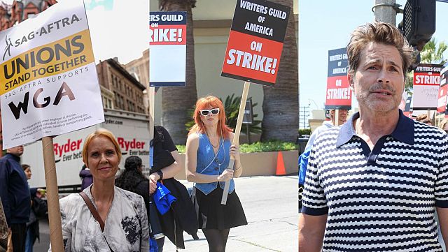 WGA writers' strikers poke fun at 'Wednesday' star Jenna Ortega | Euronews
