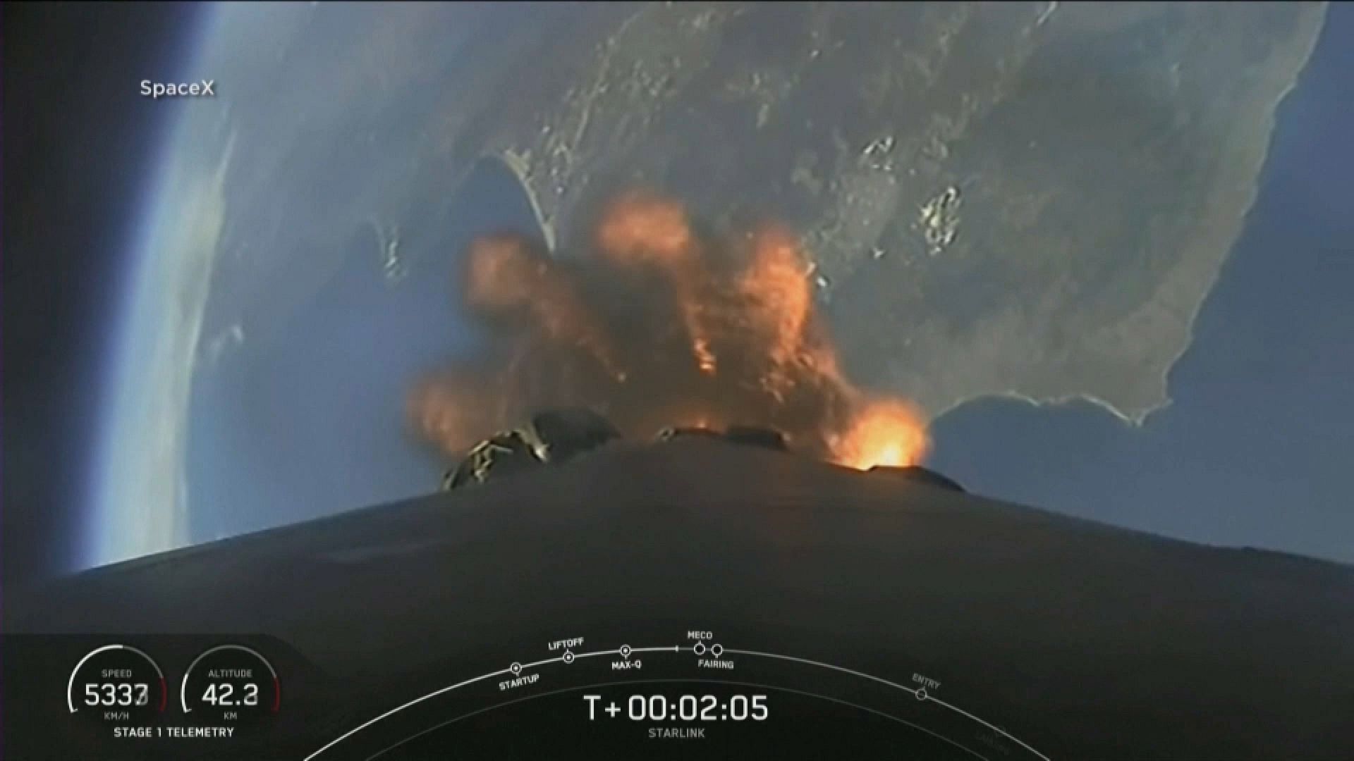 Video Falcoln 9 Spacex Rocket Launch Carries 51 Satellites Into Orbit