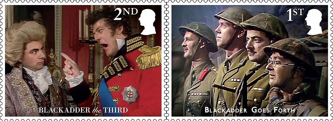 A cunning plan! Blackadder turns 40 with Royal Mail anniversary stamps ...