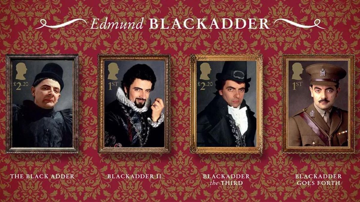 A cunning plan! Blackadder turns 40 with Royal Mail anniversary stamps ...