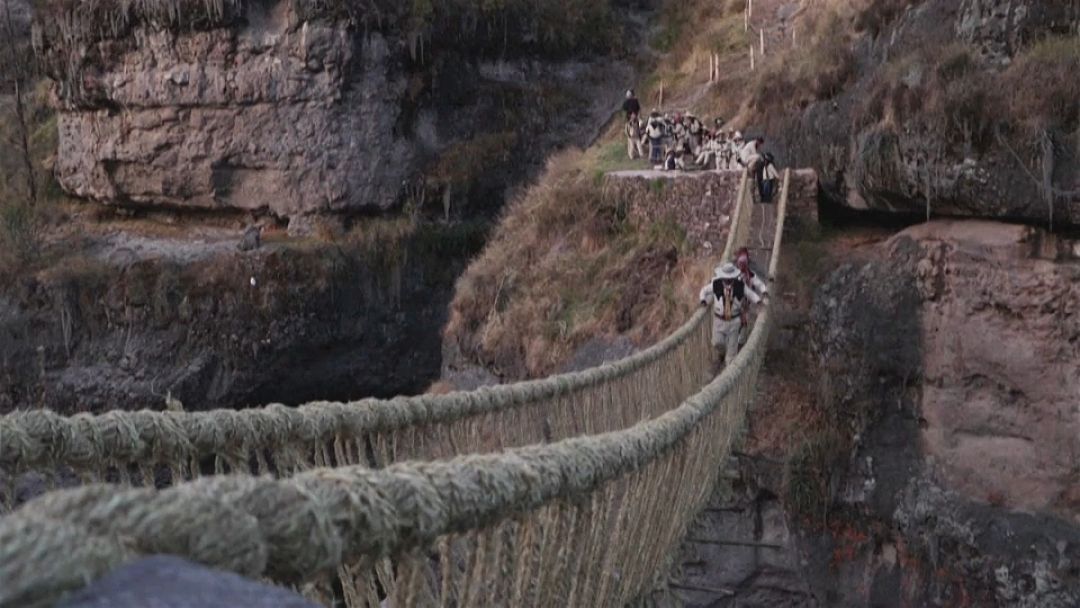Video. WATCH: Rope bridges preserving the Inca heritage | Euronews