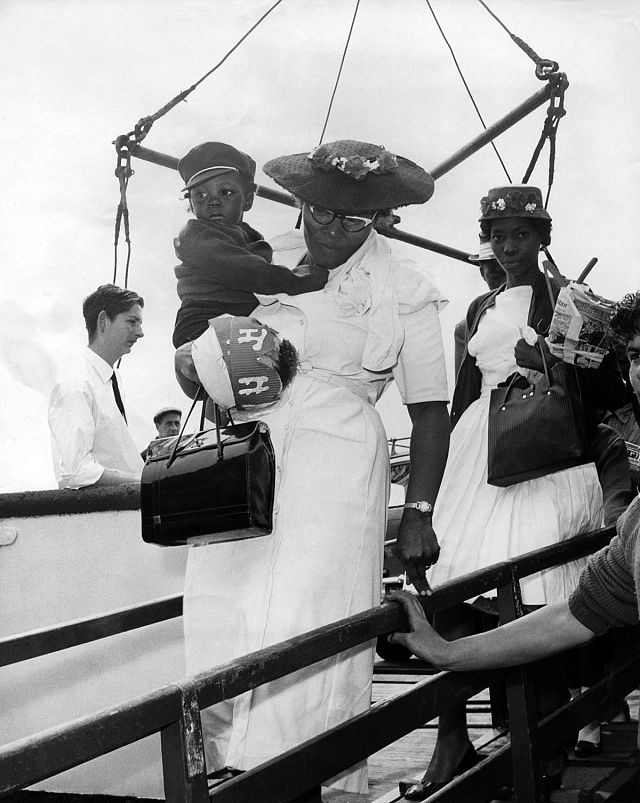 75 years on: Rare photographs chronicle the journey of the Windrush ...