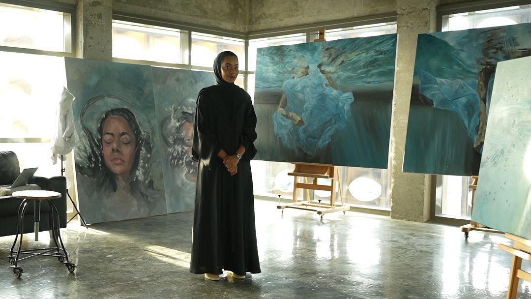 Meet the artists setting the art scene ablaze in Qatar | Euronews