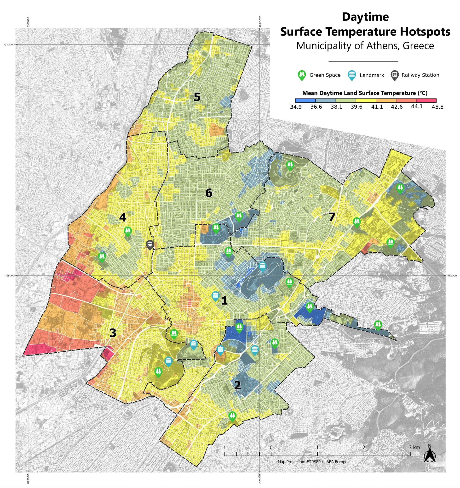 Heatwave tips from Athens: Cool routes app, new pocket parks and ...