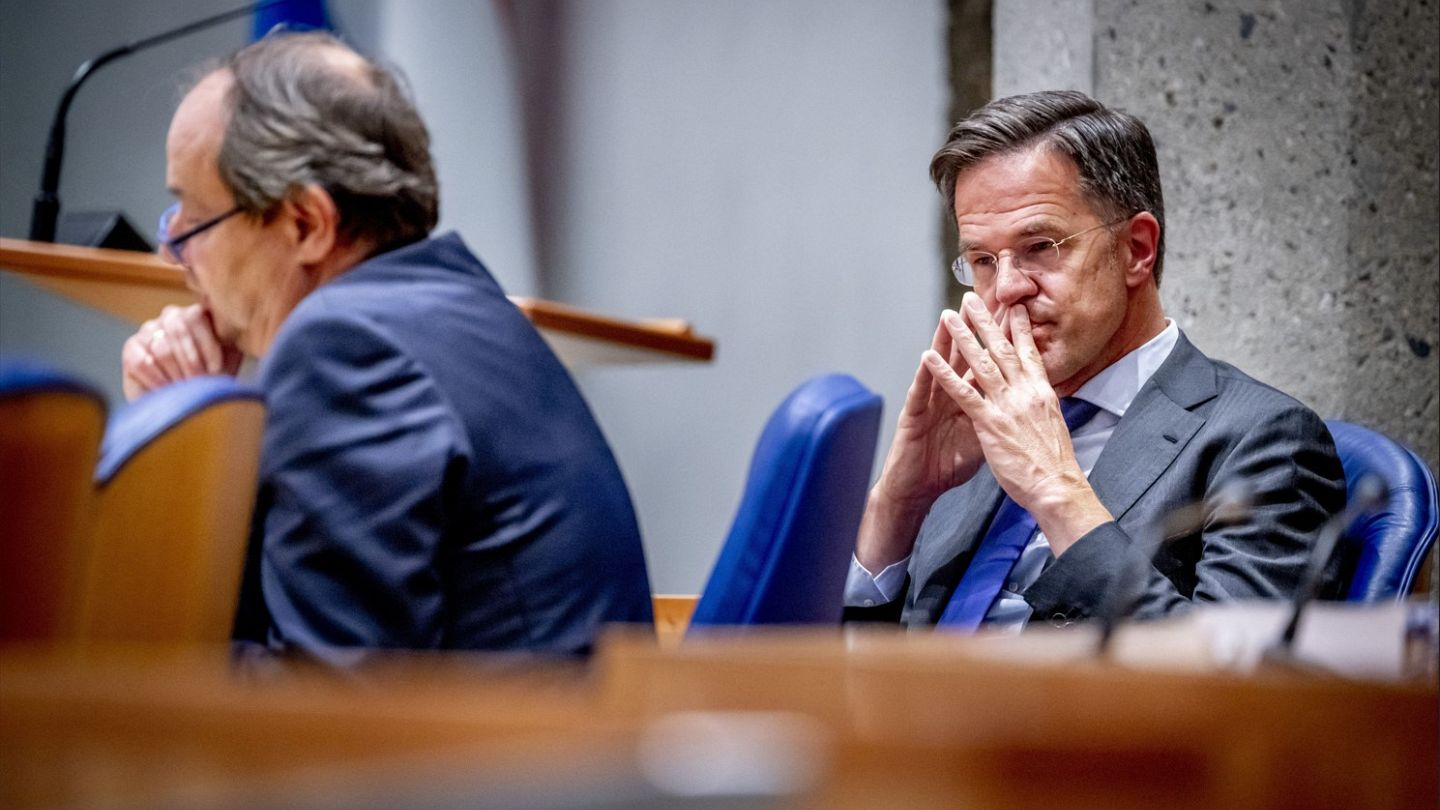 Mark Rutte hands in resignation to the king after coalition collapse ...