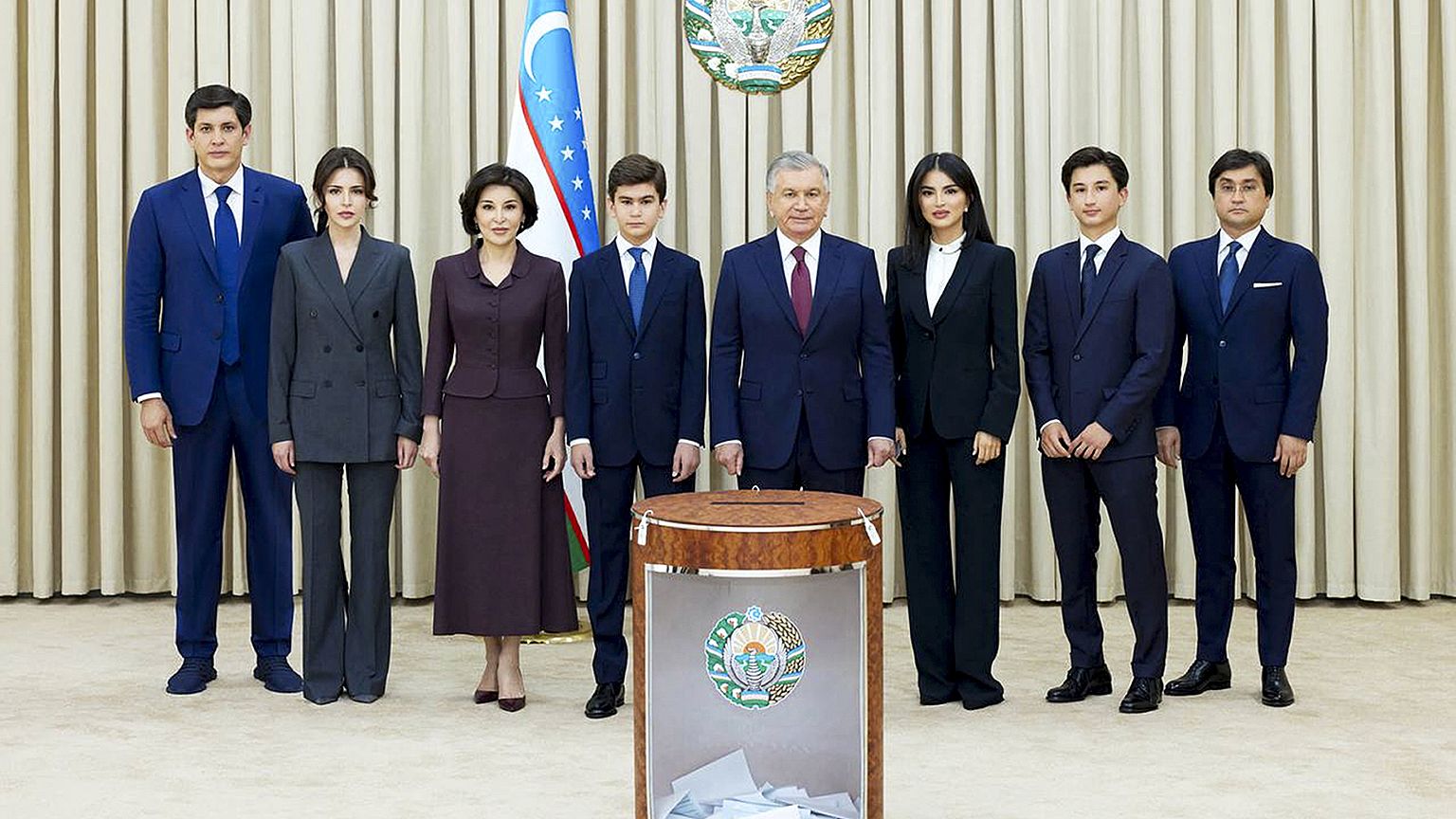 Uzbekistan says incumbent President Shavkat Mirziyoyev has won a new ...